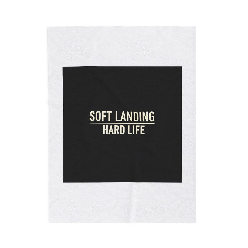Soft Landing Hard Life Blanket | Gen-Z Slang, Internet Lingo – Slope ...
